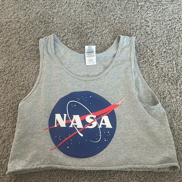 Gildan | Tops | Nasa Cropped Tank | Poshmark
